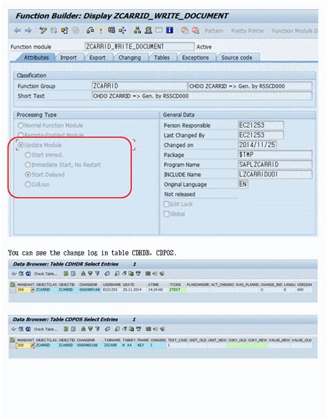 Abap Tip Note Abap Tip How To Trace The Changes For Cbo Table