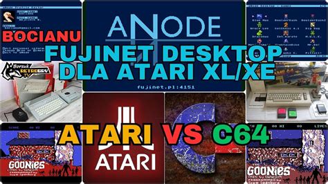 Borsuk Retro Gry TV ANODE FujiNet Desktop Dla ATARI XL XE ATARI Vs