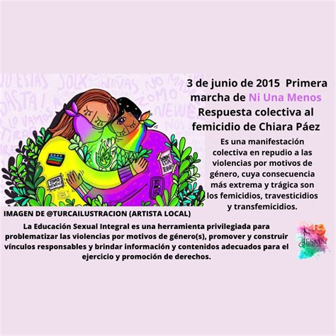 De Junio Ni Una Menos Escuela Superior De M Sica De Neuqu N