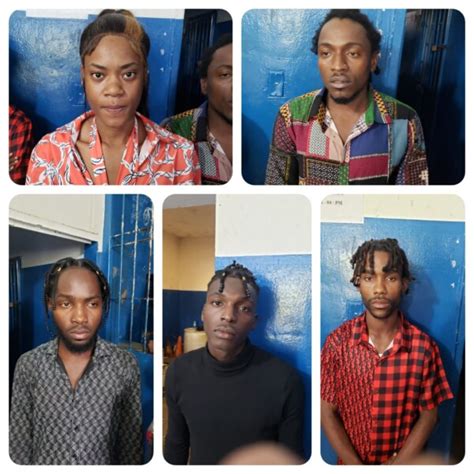 Coup de filet de la PNH 5 membres du gang de Pétion ville arrêtés