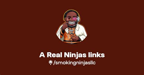 A Real Ninjas Links Instagram Facebook TikTok Twitch Linktree