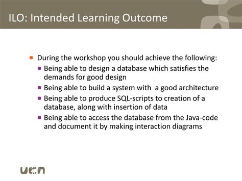 ppt ilo intended learning outcome powerpoint presentation free download id 2843533