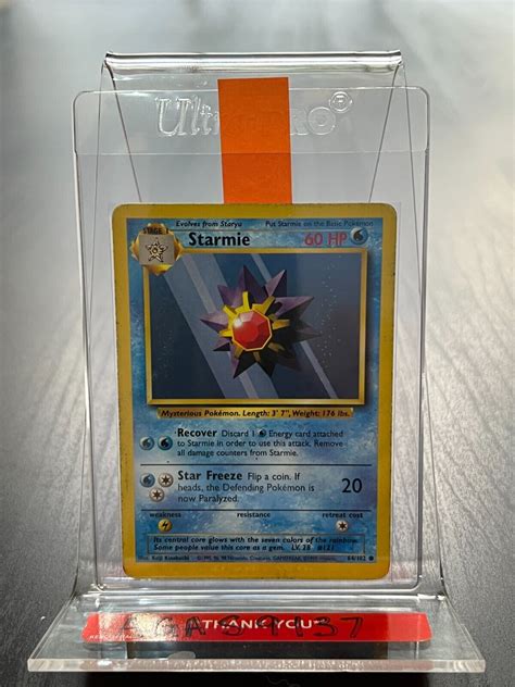 Starmie Base Set Common Pokemon Card Fast Ship Ebay