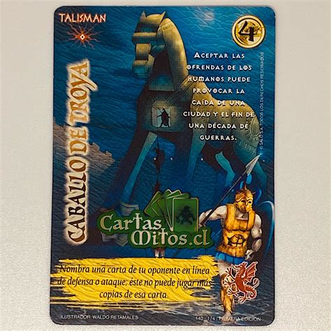 140 174 Caballo de Troya Myl El Reto Extensión Cartas Mitos