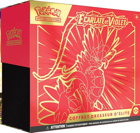 Coffret Pokémon ETB Écarlate et Violet EV01 FR à 56 Classeur carte