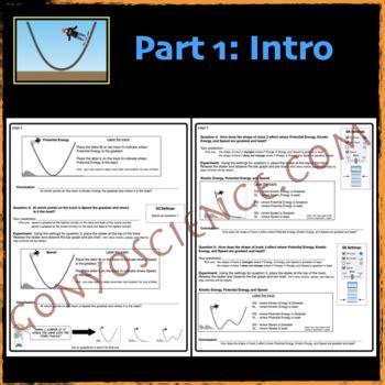PhET Energy Skate Park Basics Activity Guide By James Gonyo TpT
