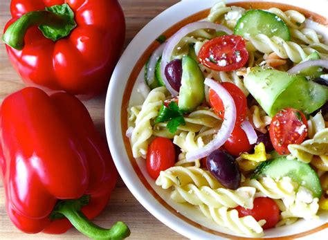 Greek Pasta Salad Recipe My Greek Dish