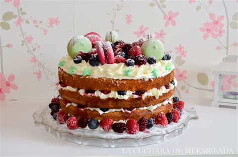 La Cuchara De Mermelada Tarta Naked Cake De Frutos Del Bosque Con