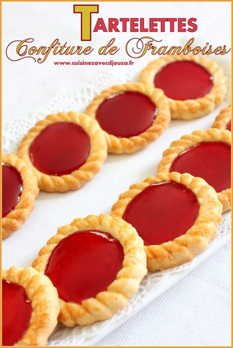 Tartelettes à la confiture de framboises