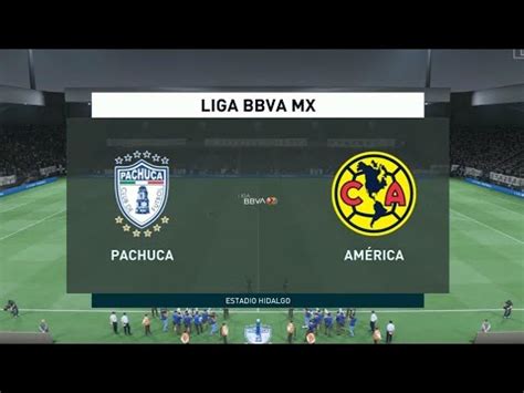 Pachuca vs América Liga MX J17 Simulación FIFA YouTube