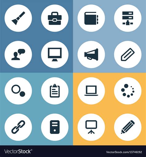 Set Of Simple Ui Icons Royalty Free Vector Image