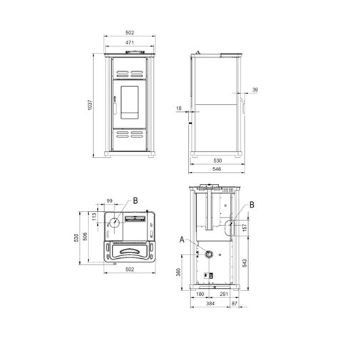 Extraflame Serafina Petra Evo Stufa A Pellet Ventilata Kw Pietra Naturale