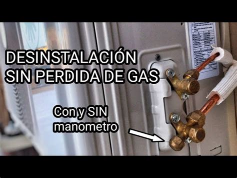 Cómo desmontar el aire acondicionado sin perder el gas guía paso a paso
