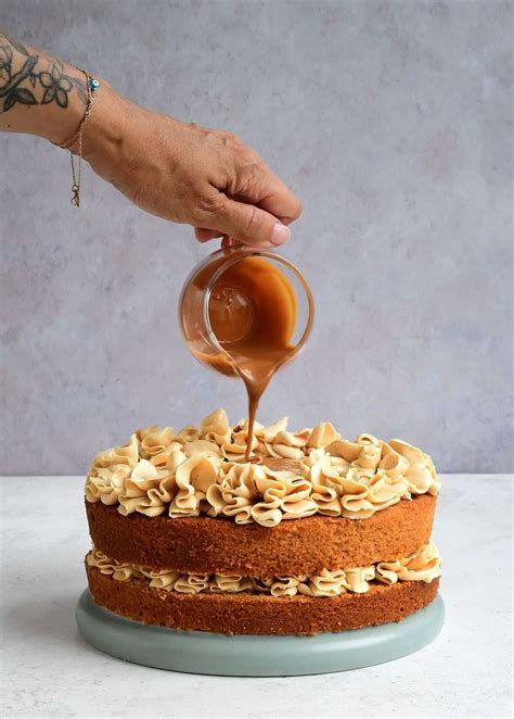 Air Fryer Biscoff Cake Supergolden Bakes Inside Wales