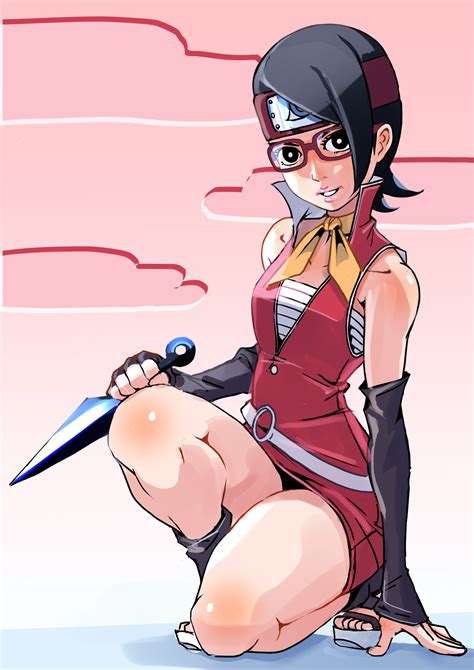 Uchiha Sarada Naruto And More Drawn By Sandayuu Danbooru