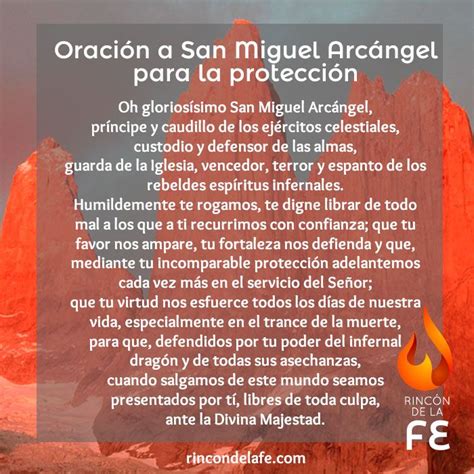 Oracion A San Miguel Arcangel Para Contra Enemigos Proteccion
