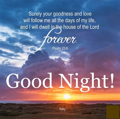 Good Night Bible Quotes ShortQuotes Cc