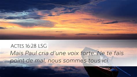 Actes 16 28 LSG Desktop Wallpaper Mais Paul Cria D Une Voix Forte Ne
