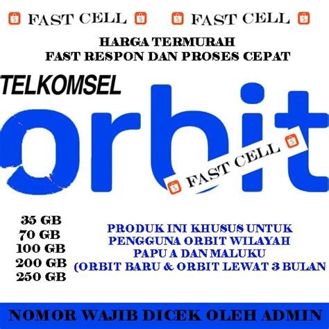 Jual ISI ULANG PAKET DATA KUOTA TELKOMSEL ORBIT TERMURAH TERCEPAT