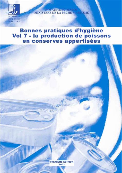 PDF Guide de bonnes pratique d hygiène conserve de poissonsn