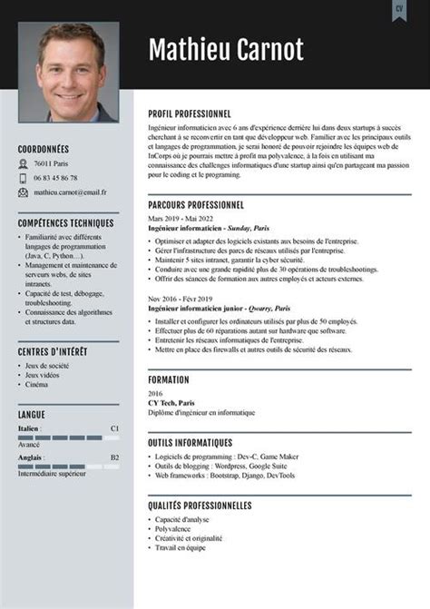 Cv Pour Une Reconversion Professionnelle Exemple Gratuit