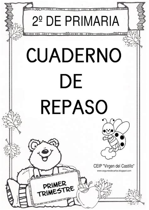 Cuaderno Repaso Primer Trimestre Libros De Tercer Grado Libros De
