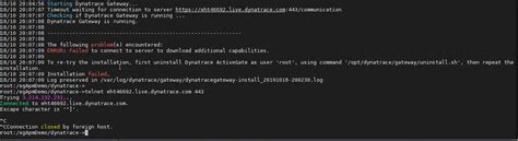 solved activegate installation failed timeout waiting for connection to server abcdef