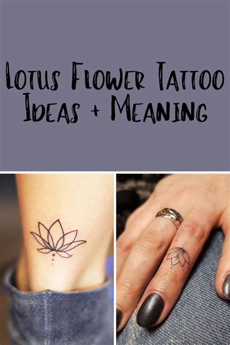 Lotus Flower Tattoo Ideas And Meaning