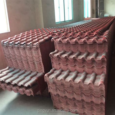 Shingles European Roof ASA Synthetic Resin PVC Spanish Plastic Roof