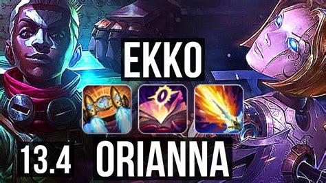 EKKO Vs ORIANNA MID 4 6M Mastery 15 1 7 1400 Games Legendary