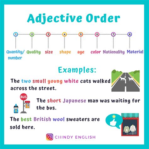 Arrangement Of Adjectives Astonishingceiyrs