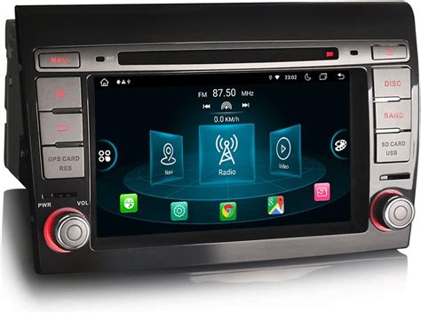 Erisin 8 Kern Android 12 Autoradio GPS Navi für FIAT Bravo Unterstützt