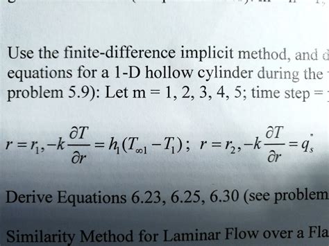 solved use the finite difference implicit method and derive finite difference energy balance