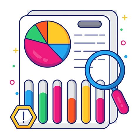 Vector Editable Para El An Lisis De Conos De Datos Vector Premium