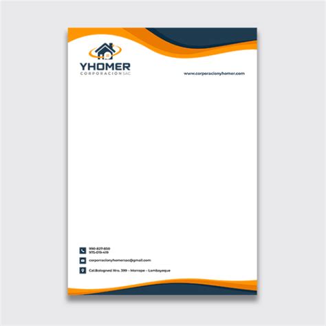 Hoja Membretada diseño Yhomer Hochimin Agencia Digital