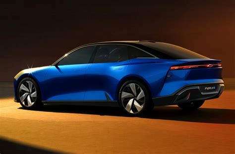 Chevrolet Unveils The FNR XE Concept An Electric Four Door Coupe For