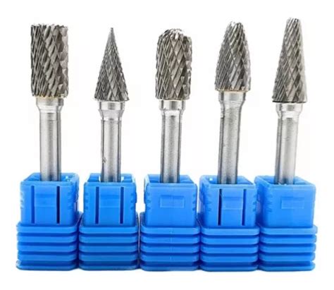 Kit Lima Rotativa Metal Duro Haste 6mm Parcelamento Sem Juros