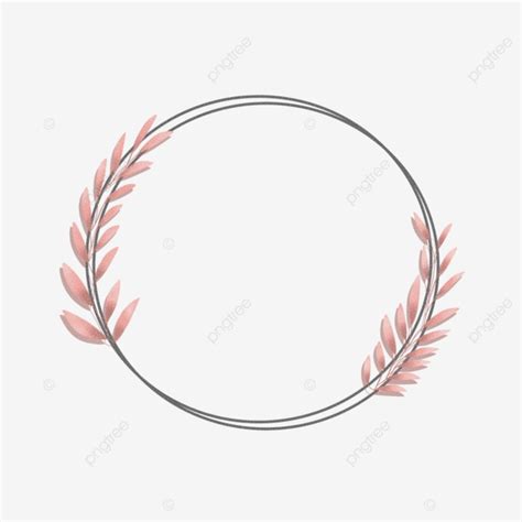 Quadro De Círculo Eaf PNG Círculo Folha Casamento Imagem PNG e