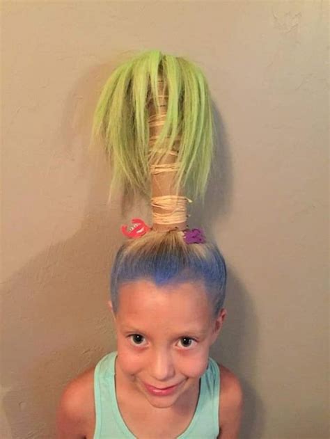 22 coiffures et chapeaux à réaliser pour Halloween Crazy hair Wacky