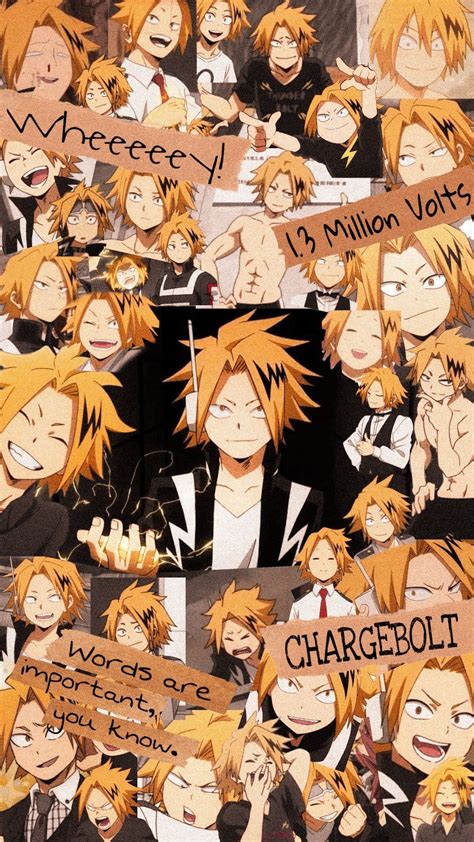 Denki Wallpaper Aesthetic Kaminari Denki Lockscreens Goawall Porn