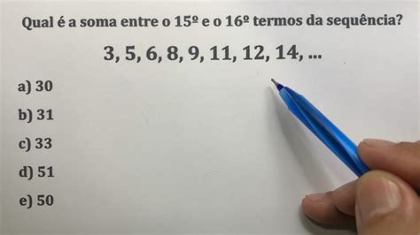 Descubra a Lógica dessa Questão de Concurso Sequência Lógica Prof