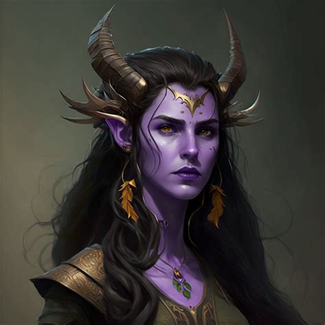 Orginalcharacter Ai Tiefling Druid Dnd Dungeons And Dragons