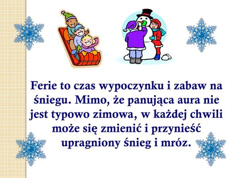 PPT Bezpieczne I Zdrowe Ferie Zimowe PowerPoint Presentation Free
