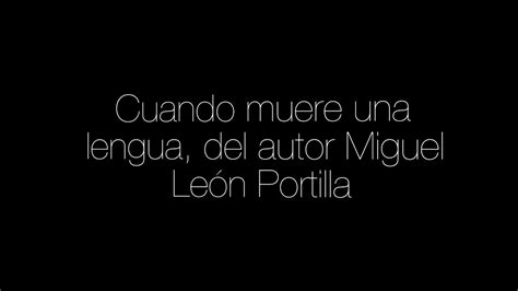 Cuando Muere Una Lengua YouTube