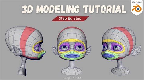 Modeling A Stylized Character Head Ready For Animation In Blender