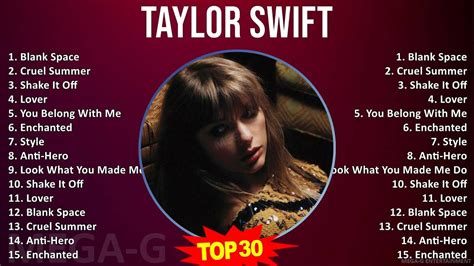 T A Y L O R S W I F T Mix Best Songs S Music Top Country