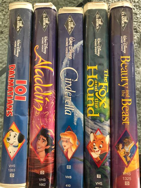 Disney Black Diamond VHS Tapes Etsy UK