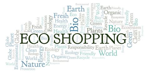 Nuage De Mot D Achats D Eco Illustration Stock Illustration Du