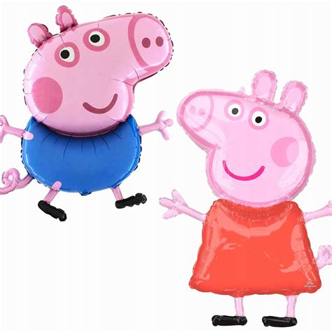 DUŻE BALONY NA URODZINY ŚWINKA PEPPA I GEORGE 13175296378 oficjalne