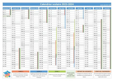 Calendrier Vacances Scolaires Penni Blakeley